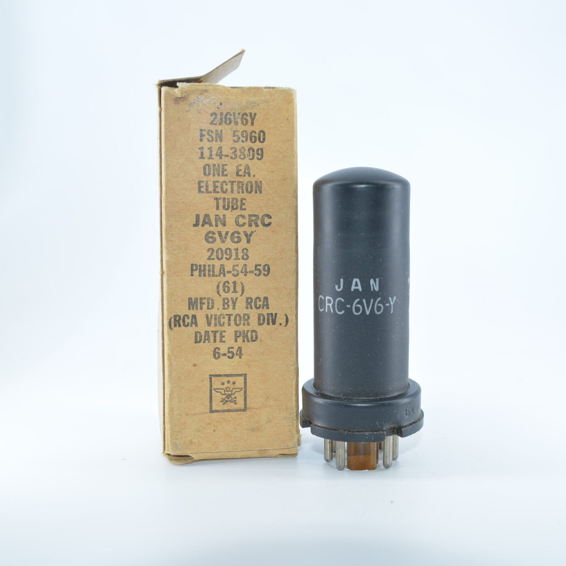 RCA JAN-CRC-6V6Y | VT-107 | 7408 - NessTone Tube Sales